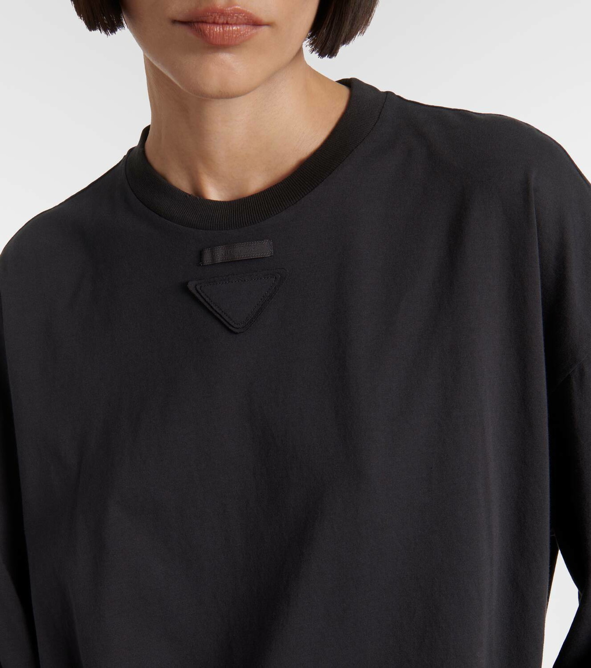 Prada Logo oversized cotton T-shirt Prada