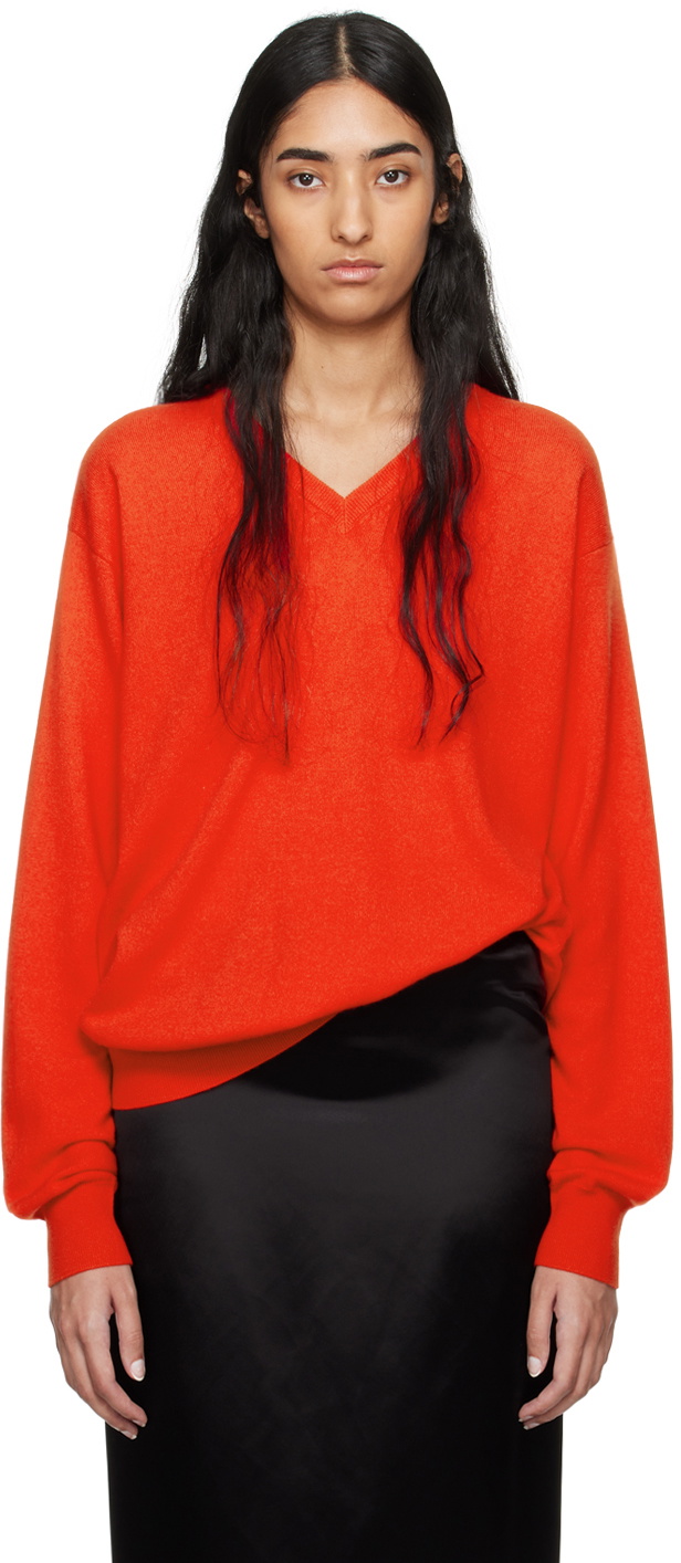 The Row Red Gracy Sweater The Row