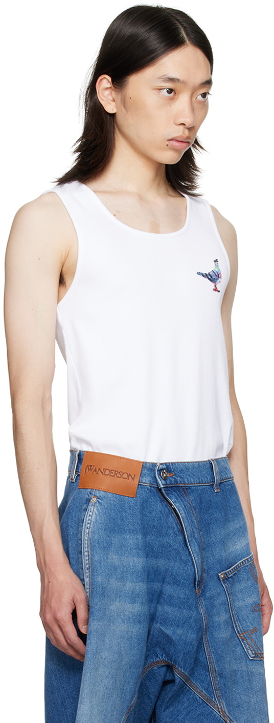 JW Anderson White Pigeon Tank Top JW Anderson