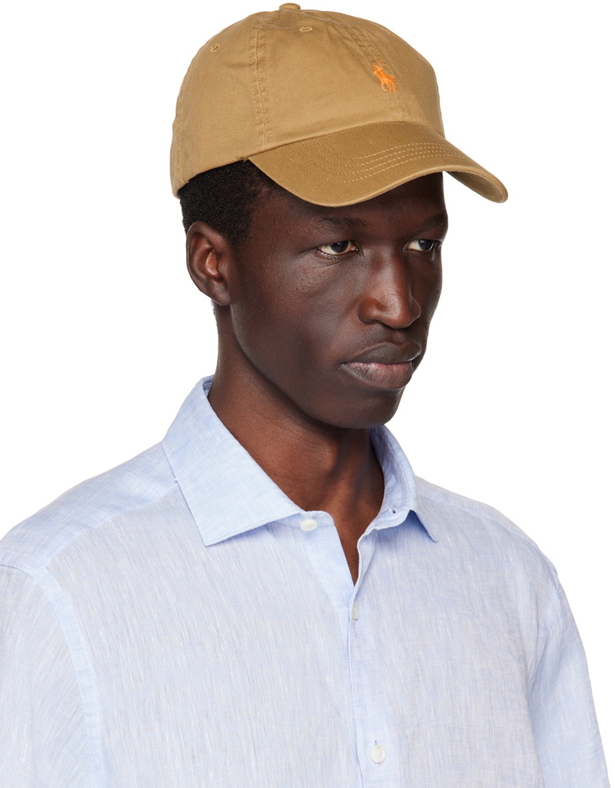 Polo Ralph Lauren Tan Classic Cap Polo Ralph Lauren