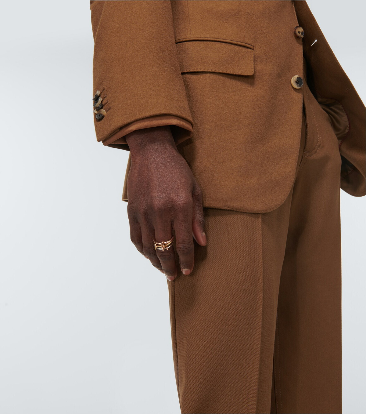 Spinelli Kilcollin - Raneth 18kt gold, rose gold, and sterling silver ...