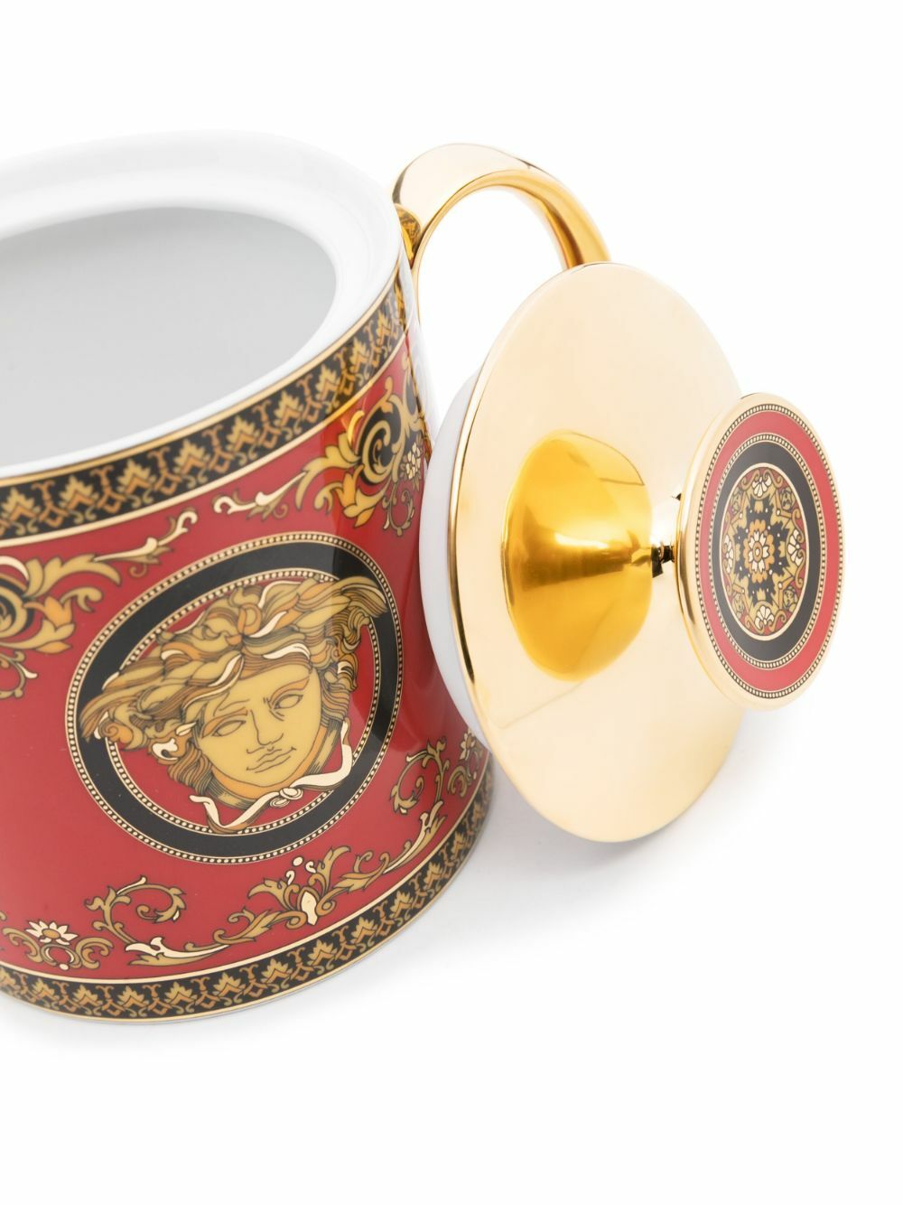 Versace Red Medusa Ceramic Teapot Versace