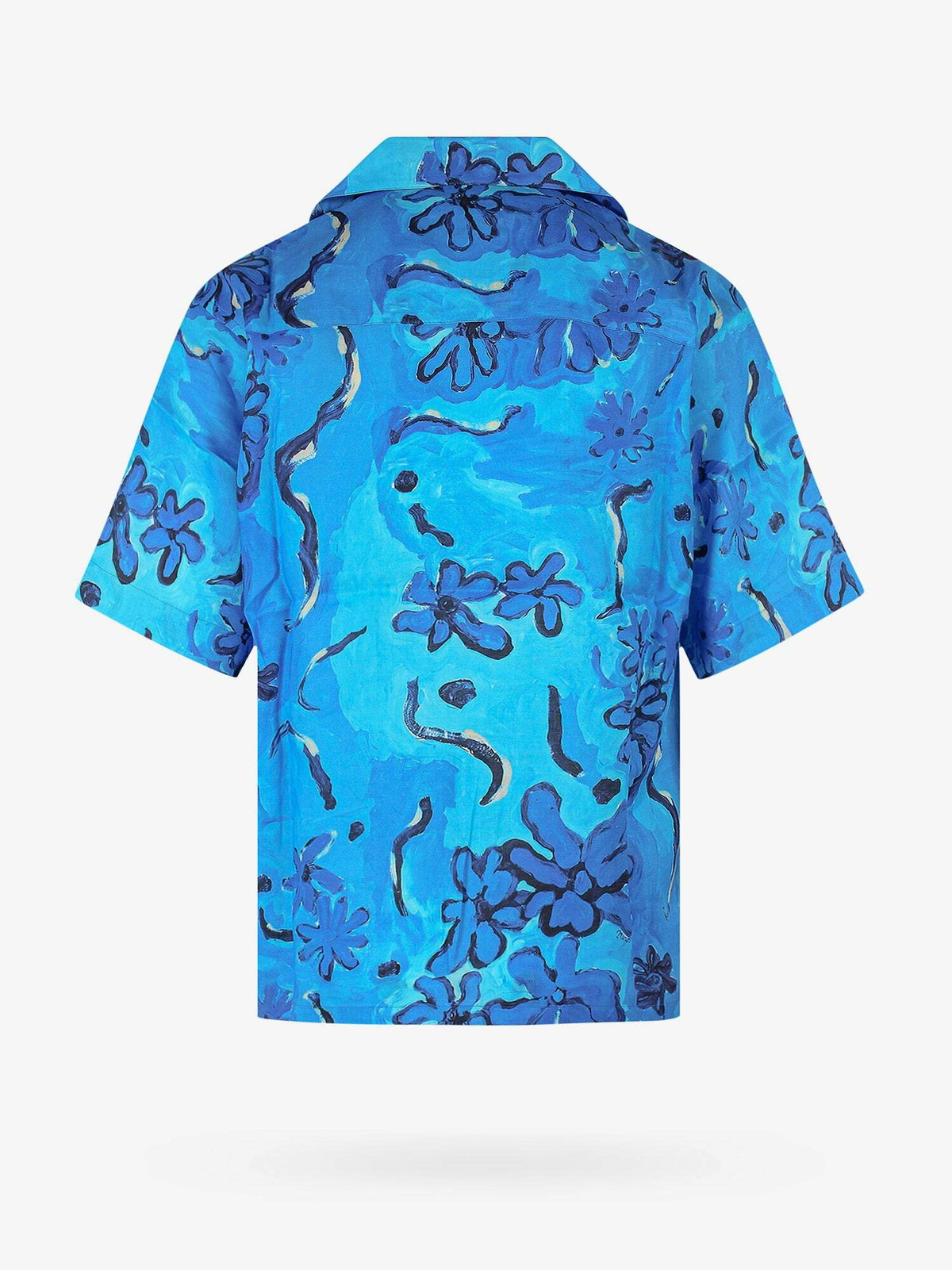 Marni Shirt Blue Mens Marni