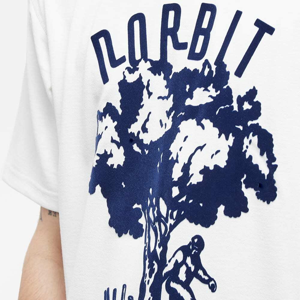 Norbit by Hiroshi Nozawa Men's Back Seam Print T-Shirt in White Norbit ...