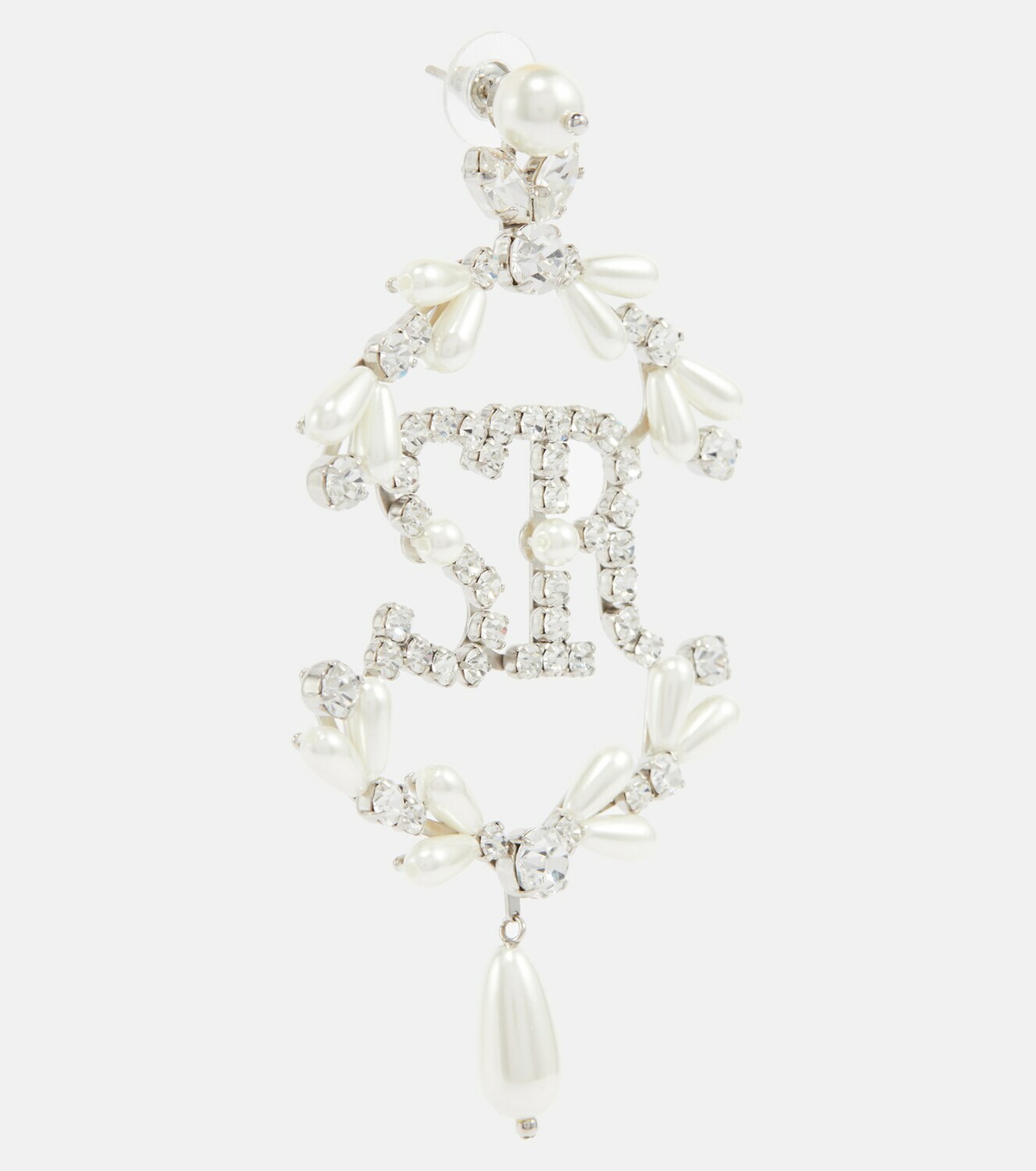 Simone Rocha Crystal-embellished pearl earrings Simone Rocha