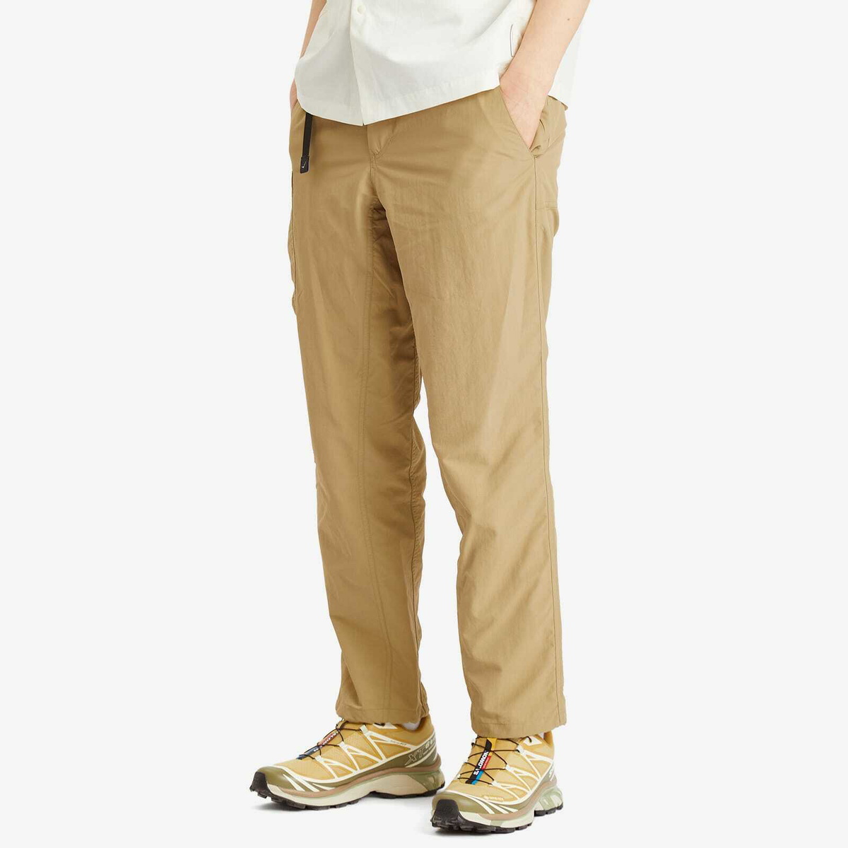 CAYL Men's Multi Pocket Wide Trousers in Beige CAYL