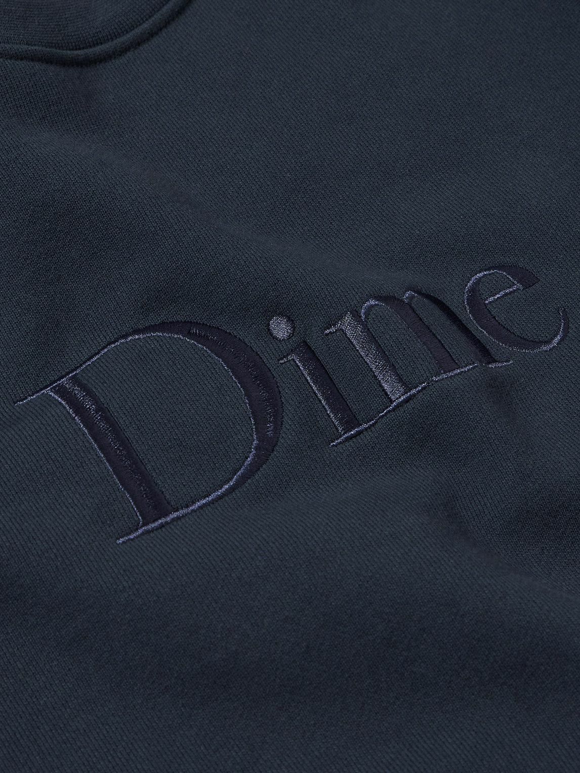 DIME - Logo-Embroidered Cotton-Jersey Sweatshirt - Blue Dime