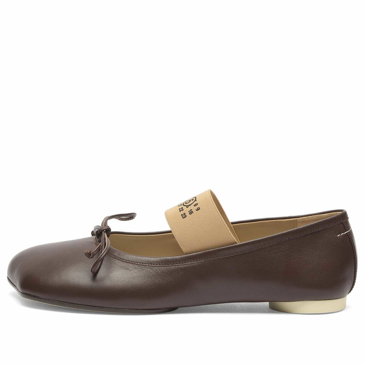 MM6 Maison Margiela Women's Ballet Shoe in Fudgesickle MM6 Maison Margiela