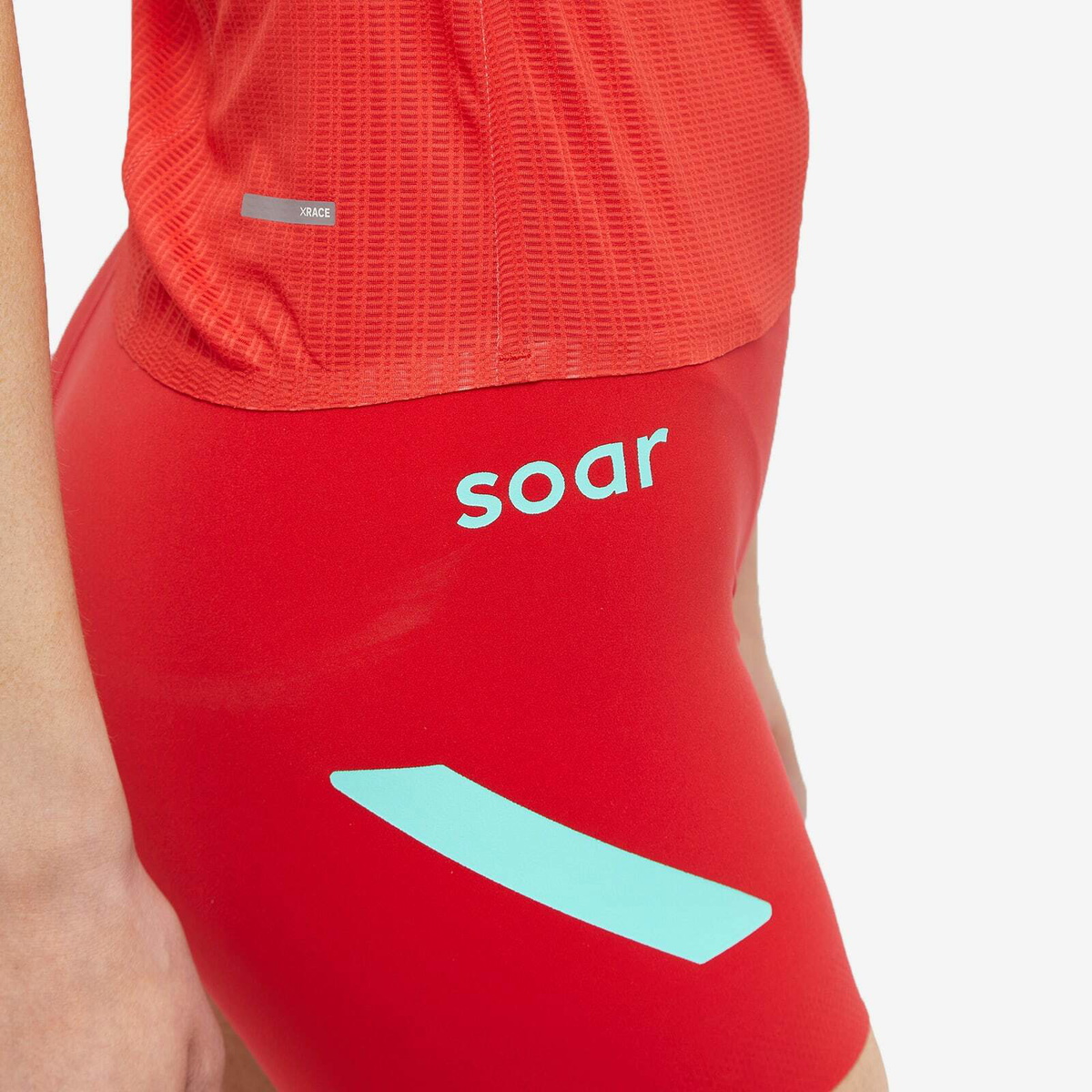 SOAR Women's Speed Short in Red Soar Running