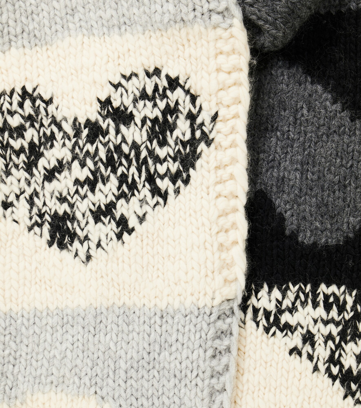 Joseph - Intarsia wool-blend scarf Joseph