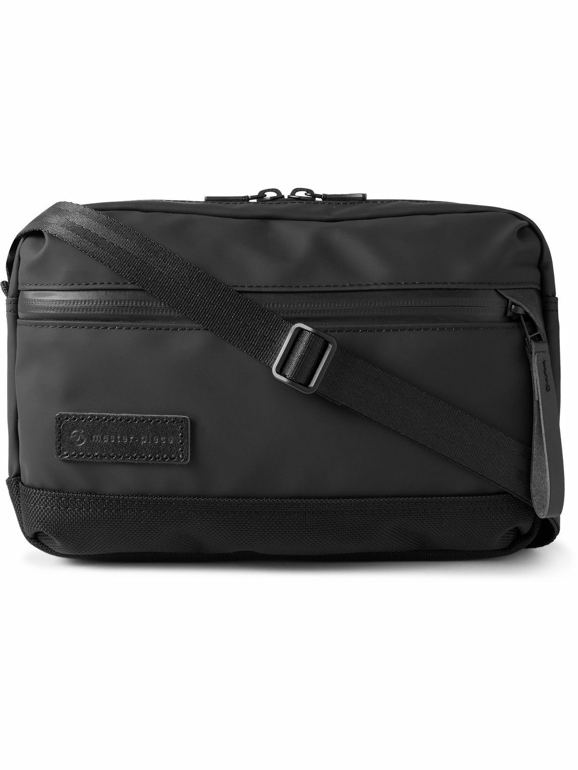 Master-Piece - Slick Logo-Appliquéd Leather and CORDURA® Ballistic ...