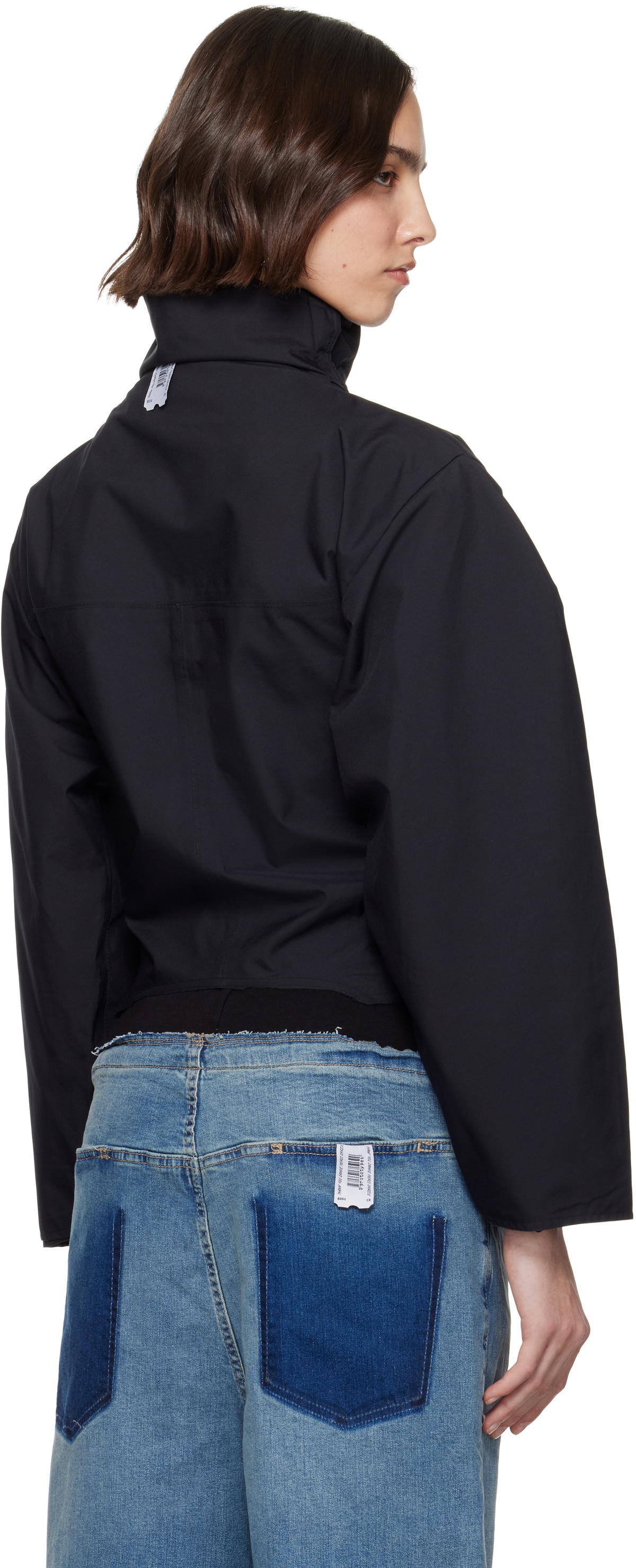 Prototypes Black Upside Down Parka PROTOTYPES