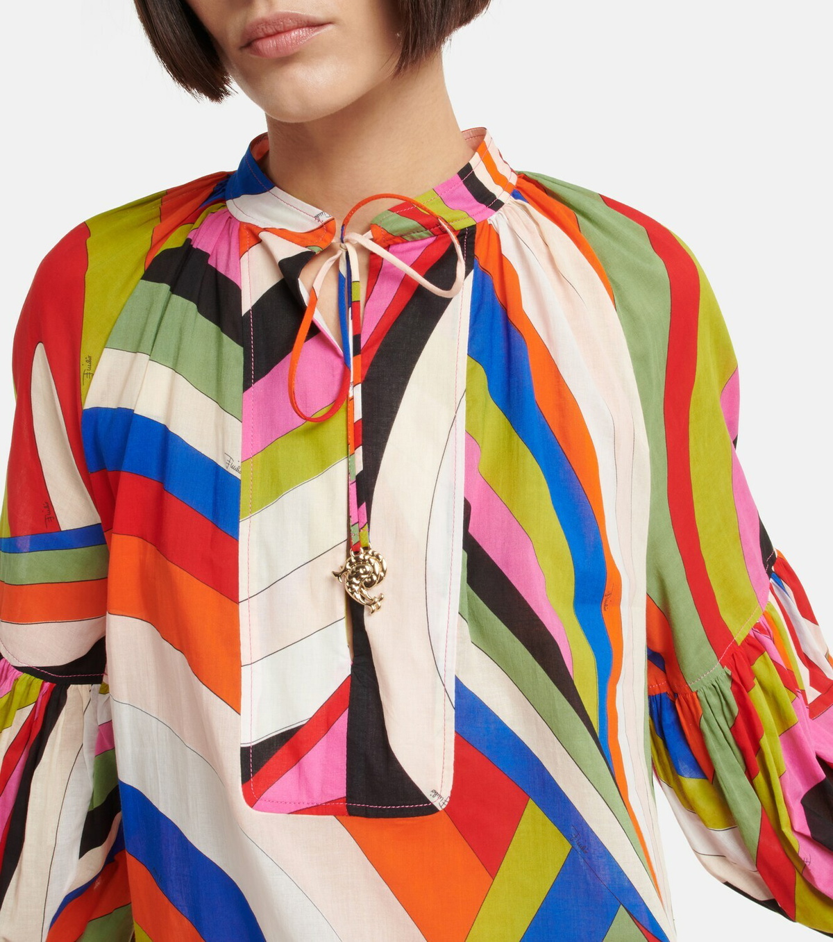 Pucci - Iride-print cotton minidress Emilio Pucci