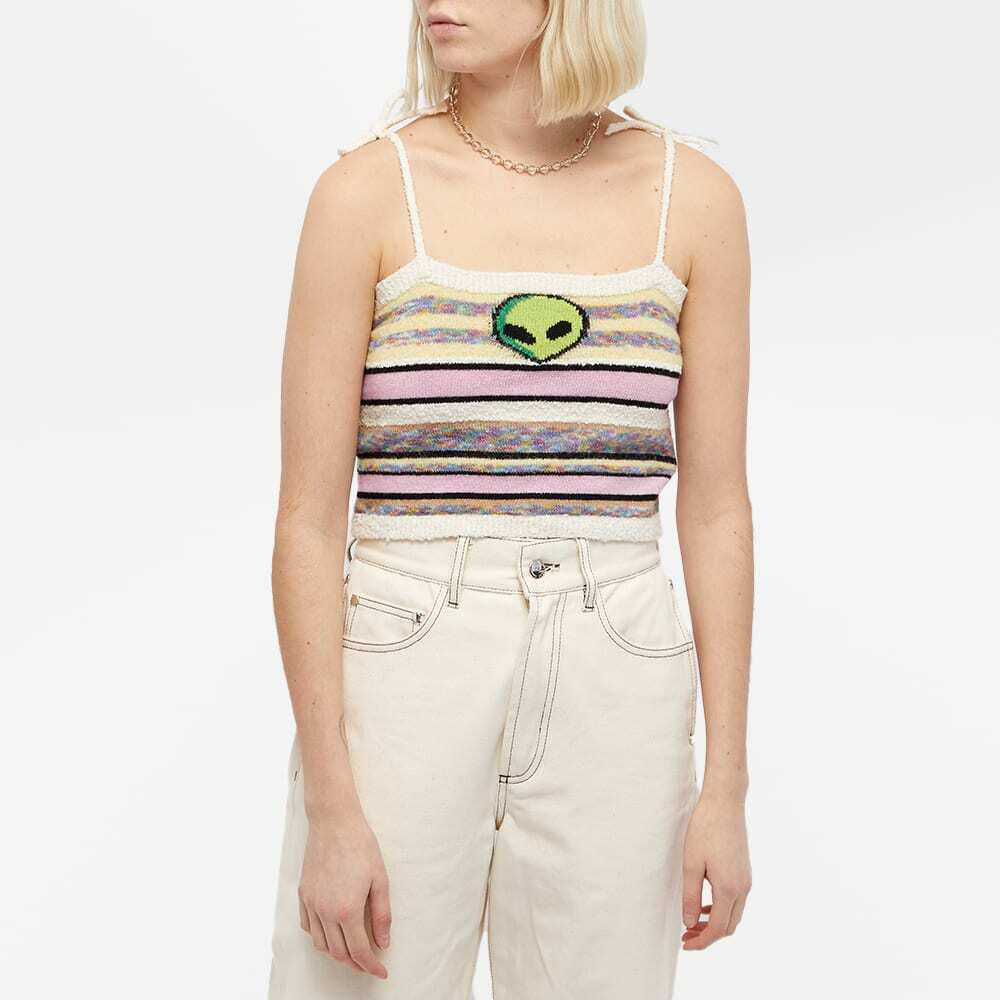 Soulland Women's Alien Crop Top in Multi Light Soulland