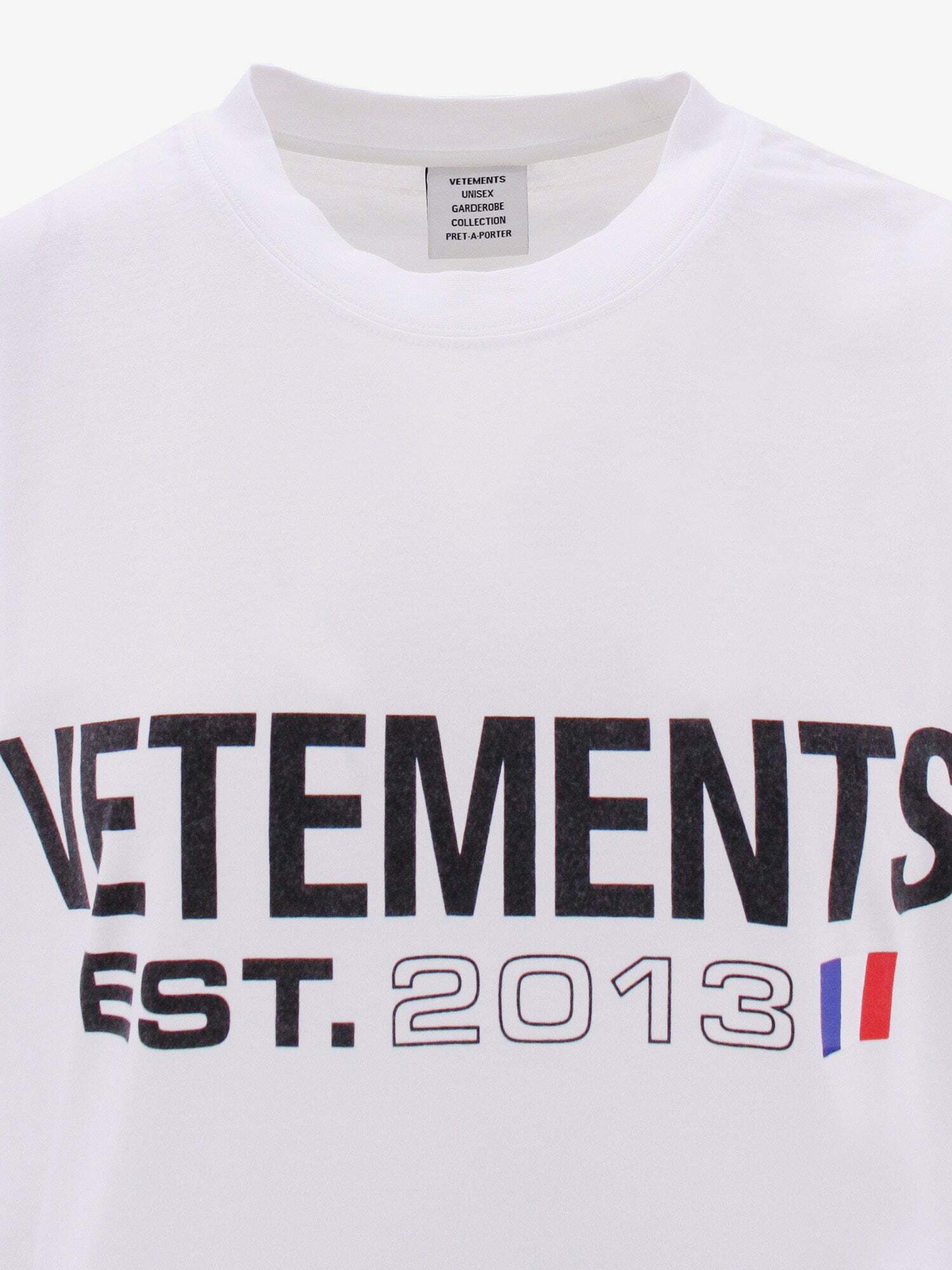 Vetements T Shirt White Womens Vetements
