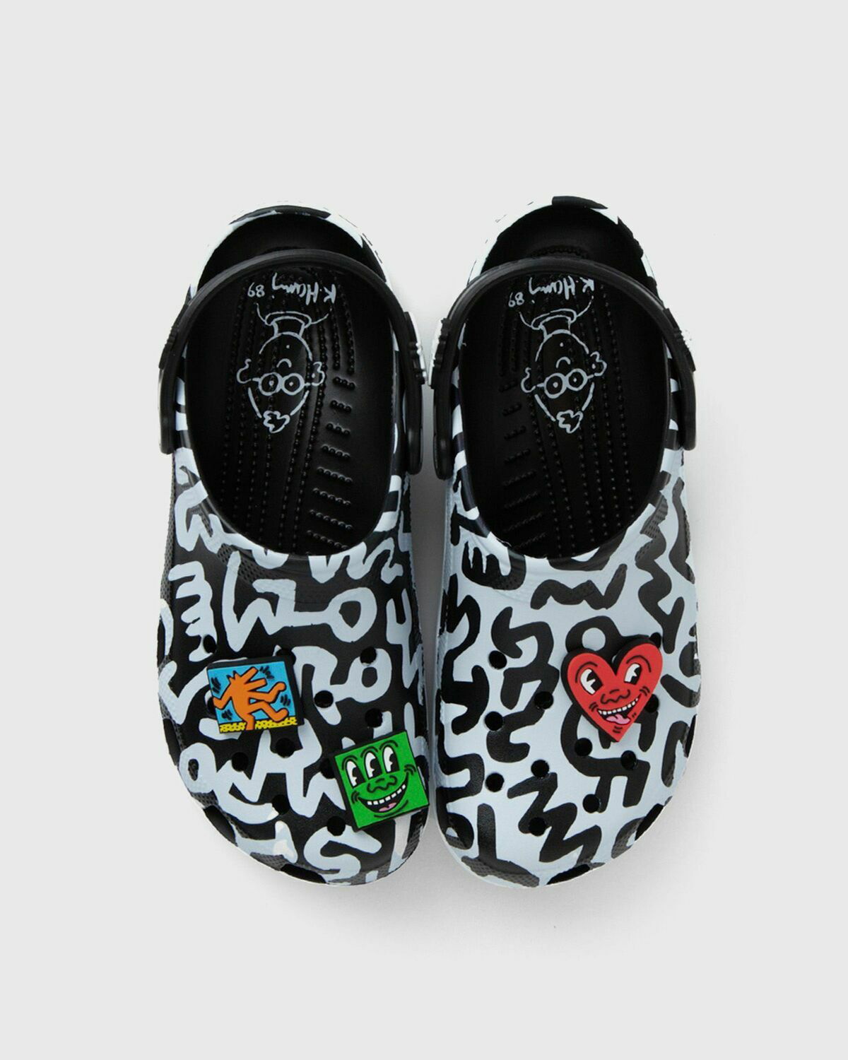 Crocs Keith Haring Classic Clog Black/Blue Sandals & Slides Crocs