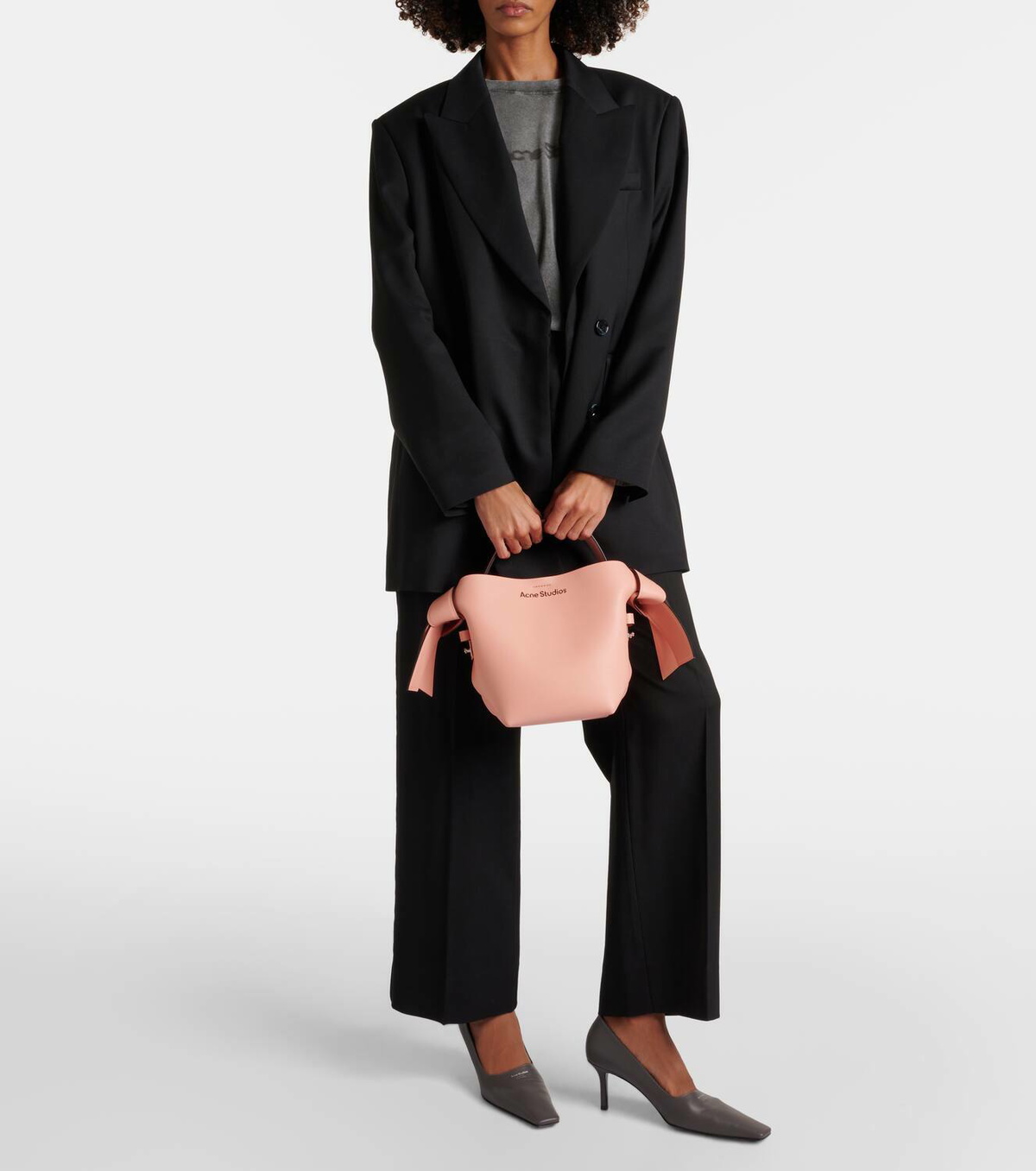 Acne Studios Musubi Mini leather shoulder bag Acne Studios