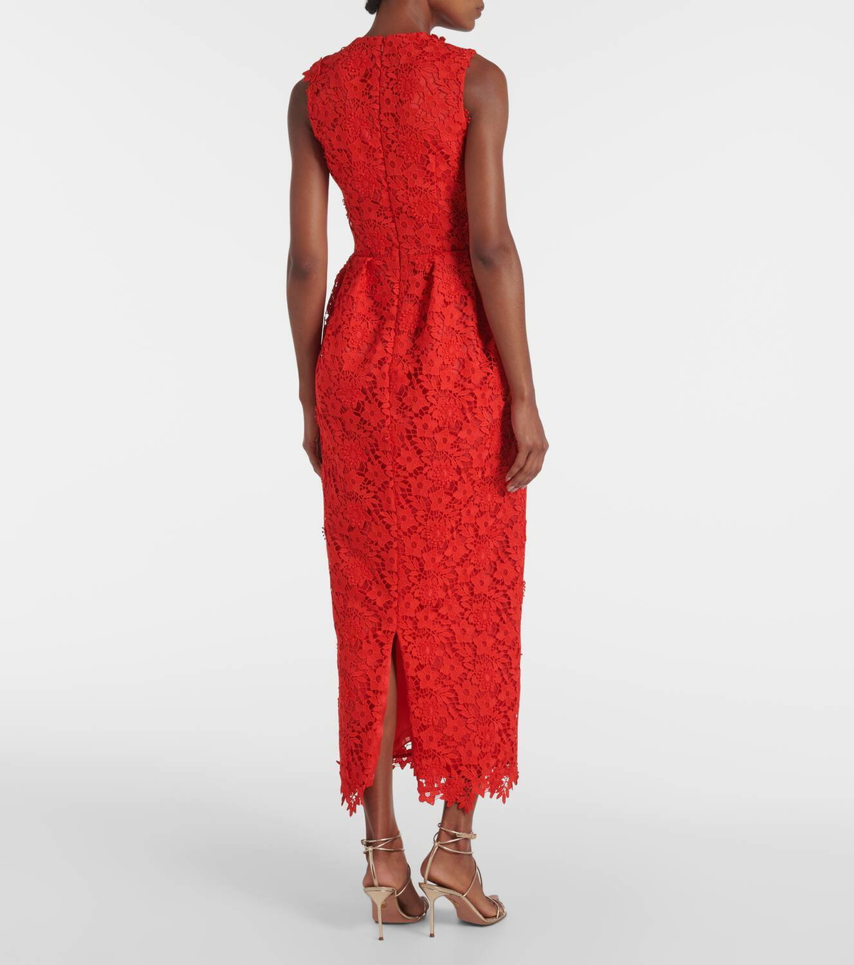 Safiyaa Alani lace midi dress Safiyaa