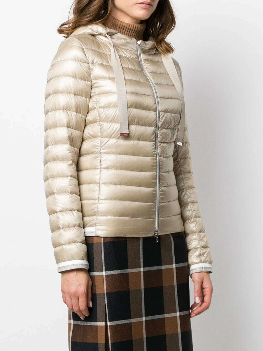 HERNO - Nylon Ultralight Hooded Down Jacket Herno