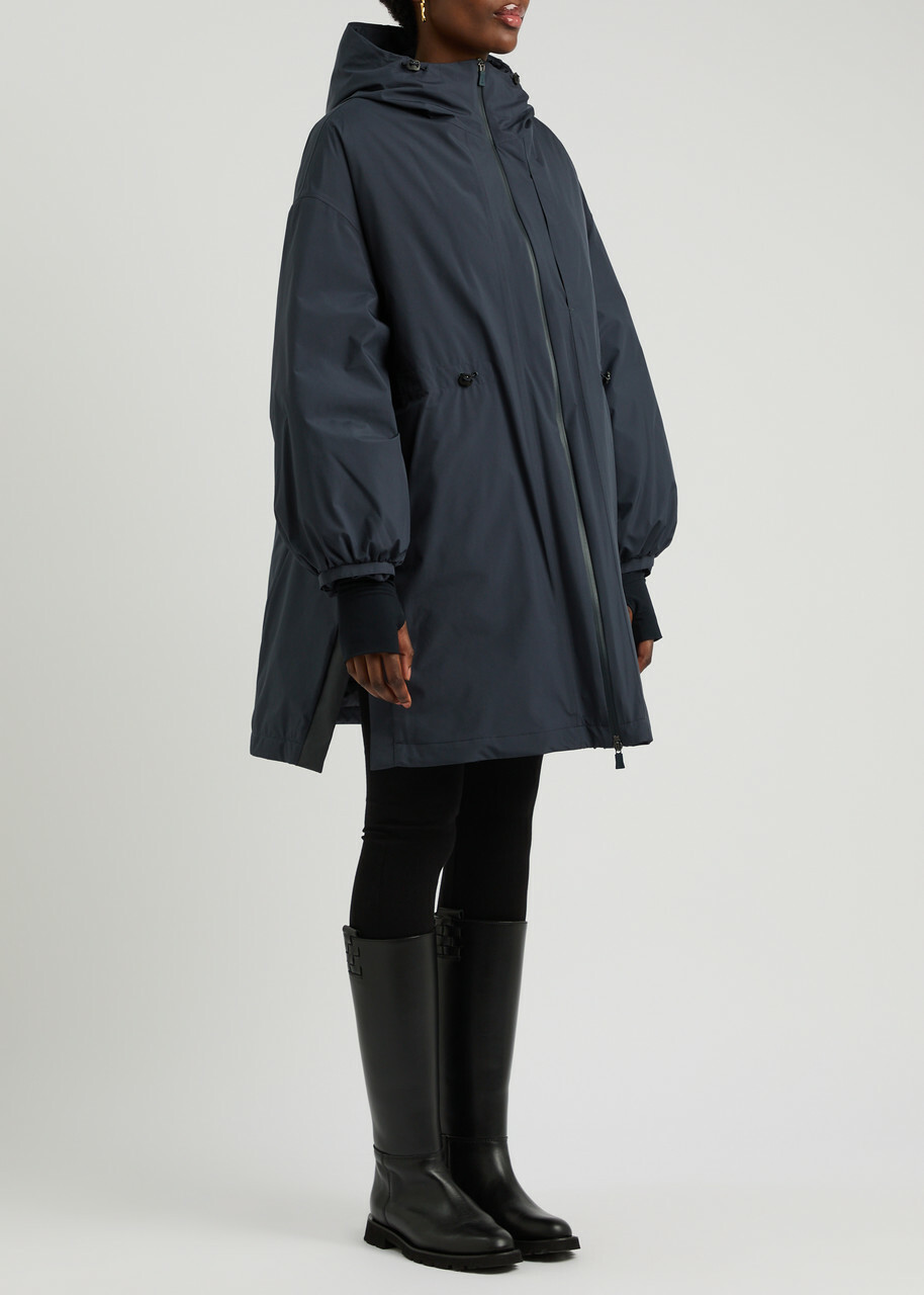 Herno Padded Hooded Gore-tex Coat Navy Herno