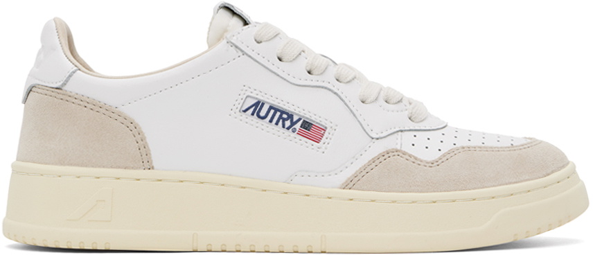 AUTRY White Medalist Low Sneakers Autry