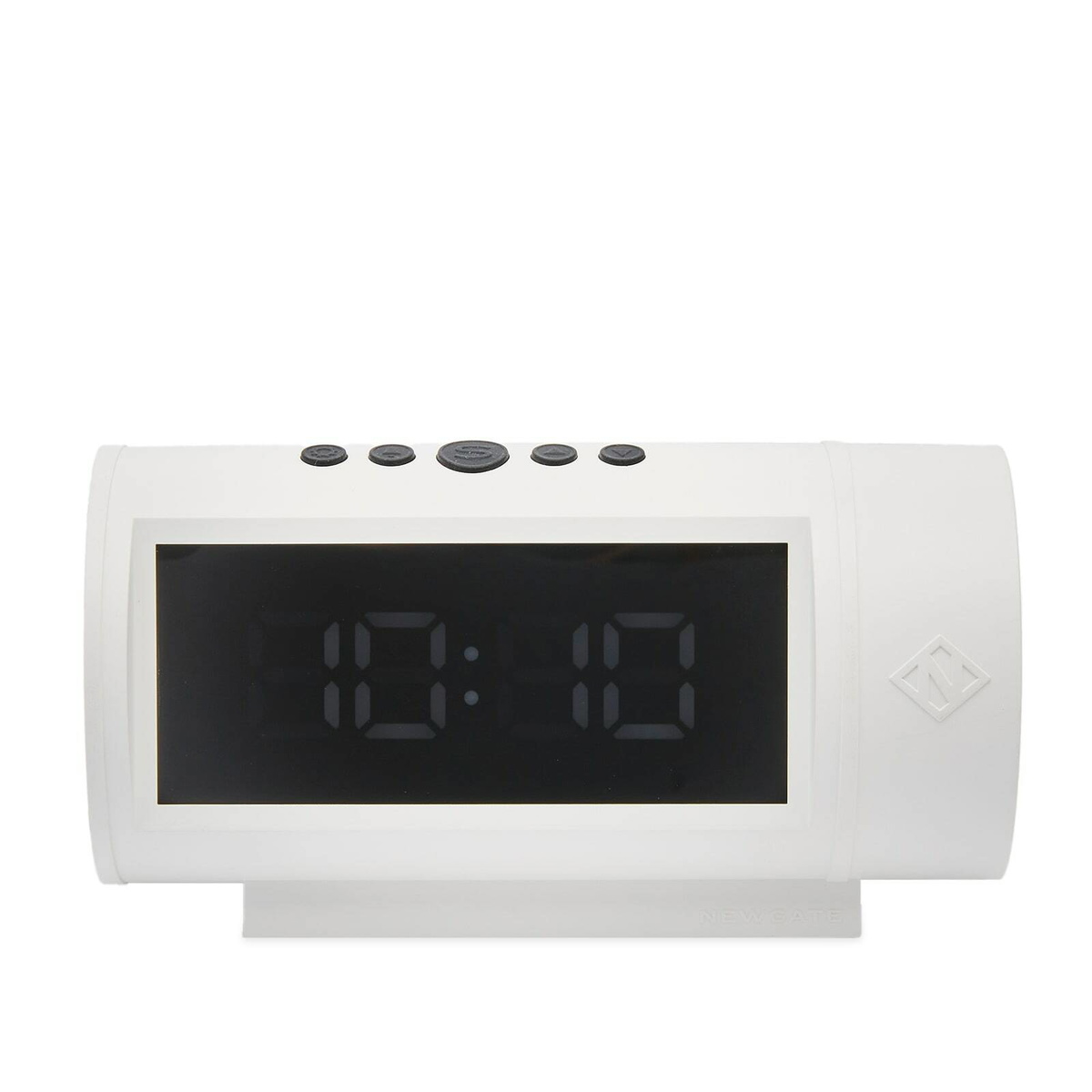 Newgate Clocks Pil LED Alarm Clock in White Newgate Clocks