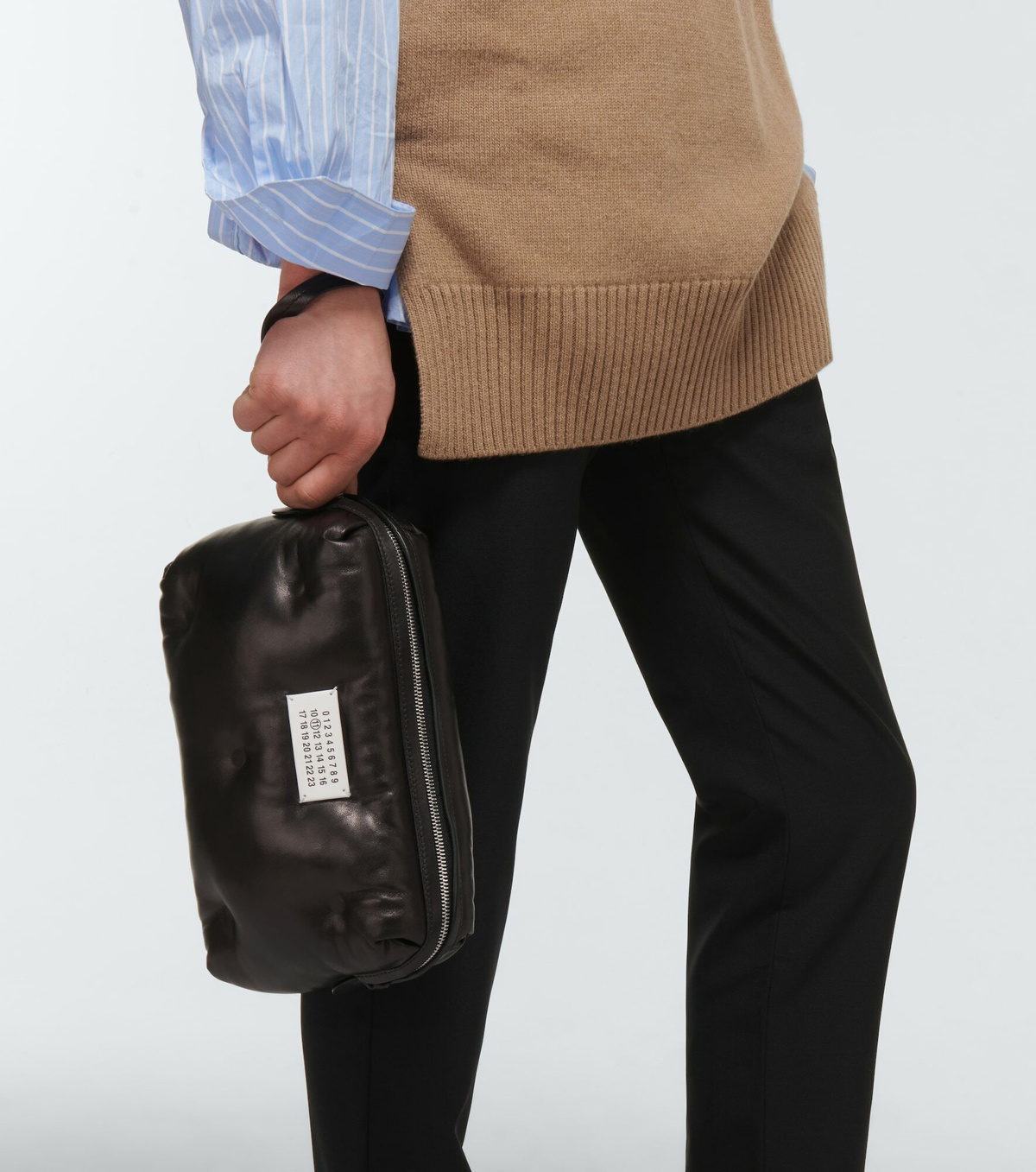 Maison Margiela - Quilted leather pouch Maison Margiela