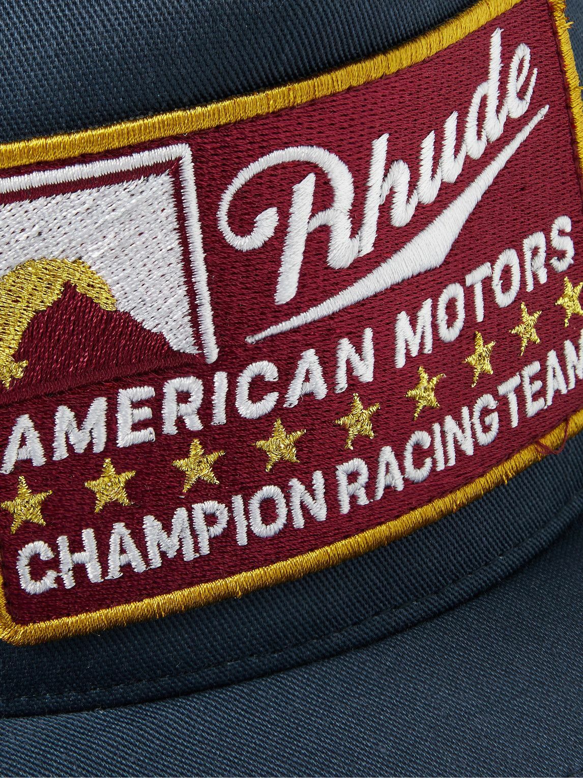 Rhude - American Motorsports Logo-Appliquéd Twill Trucker Cap Rhude