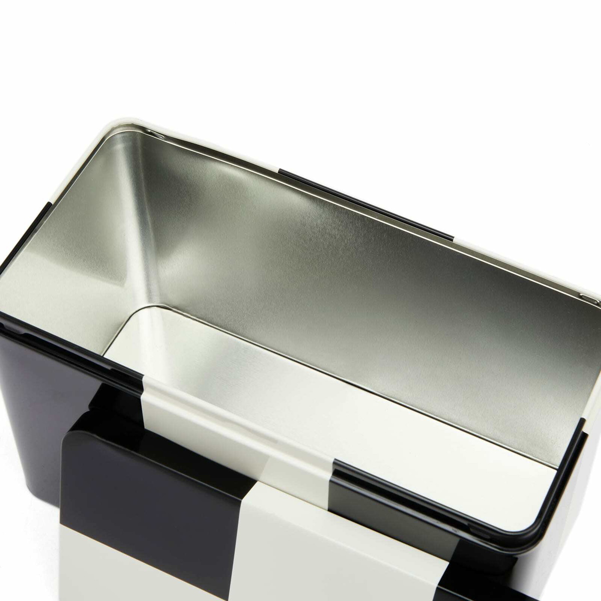 HAY Tin Container - Medium in Black/Off-White HAY