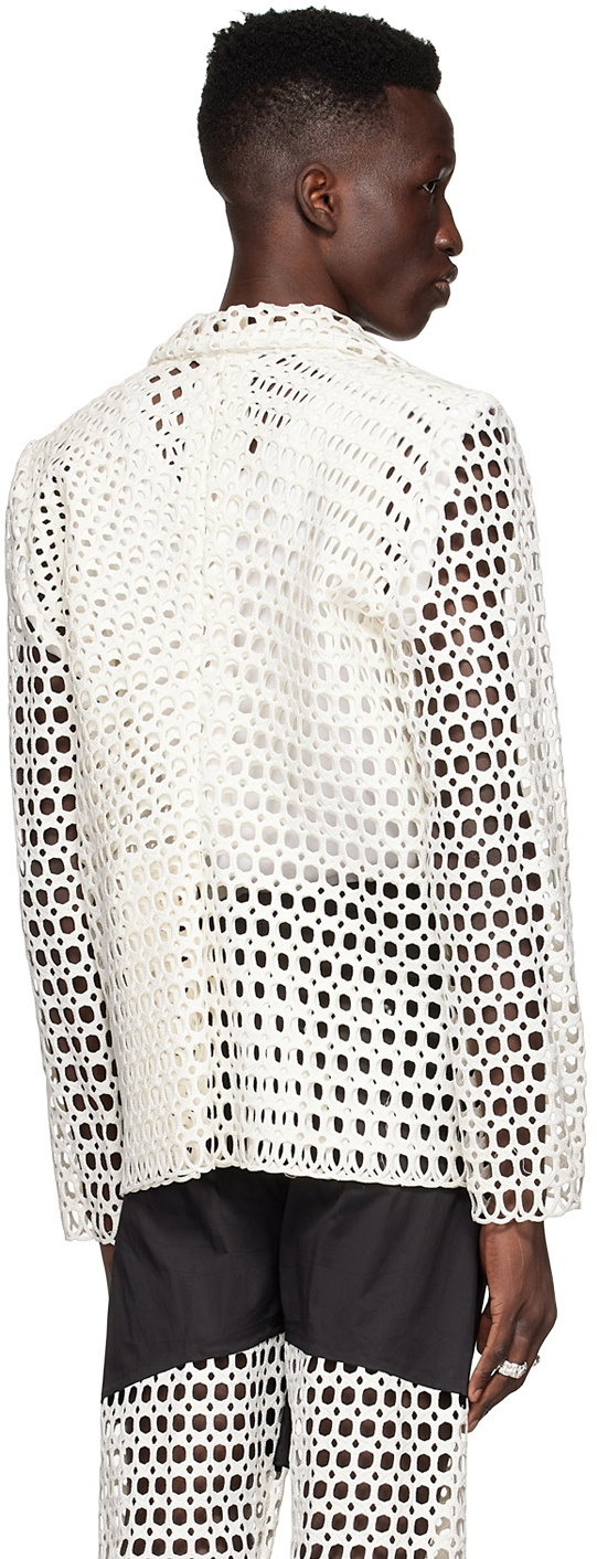 Tokyo James Off-White Lace Blazer Tokyo James