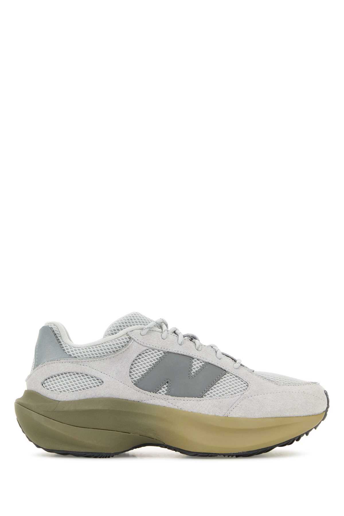 New Balance Grey Suede And Mesh Wrpd Sneakers New Balance