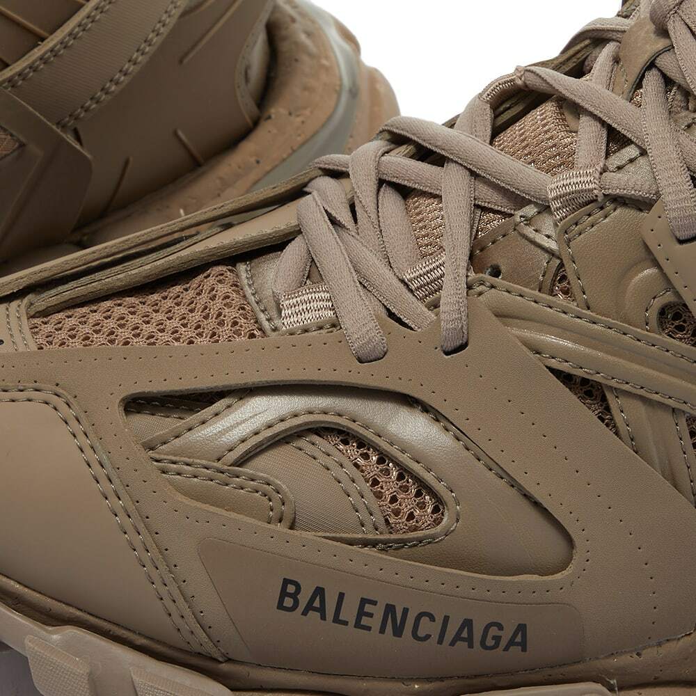 Balenciaga Men's Track Sneakers in Recycled Light Khaki Balenciaga