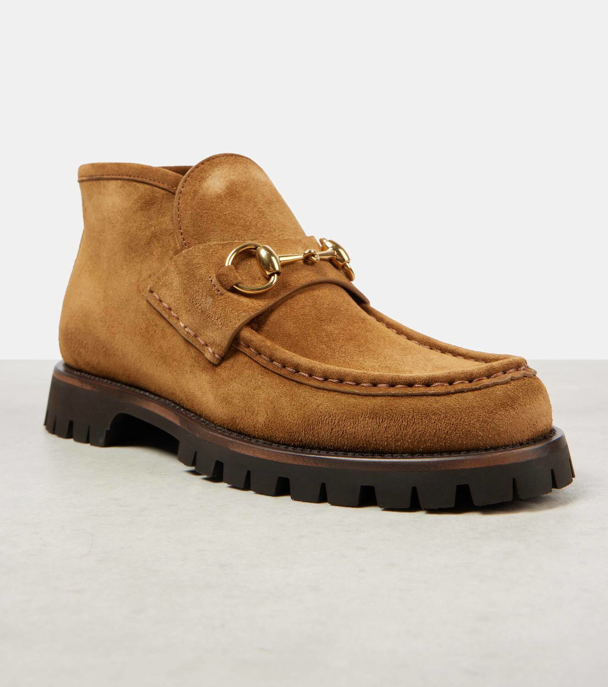 Gucci Horsebit suede ankle boots Gucci
