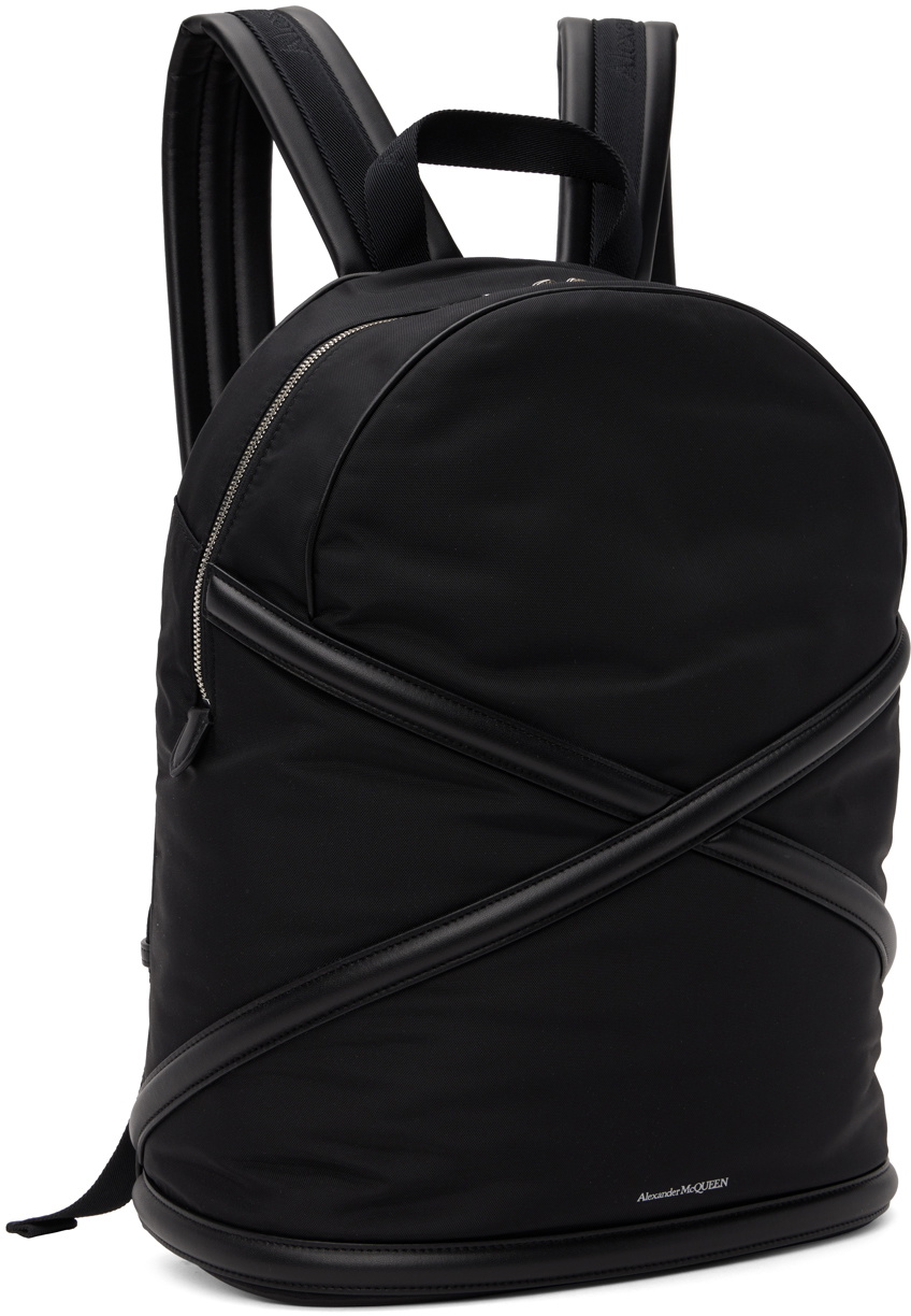 Alexander McQueen Black 'The Harness' Backpack Alexander McQueen