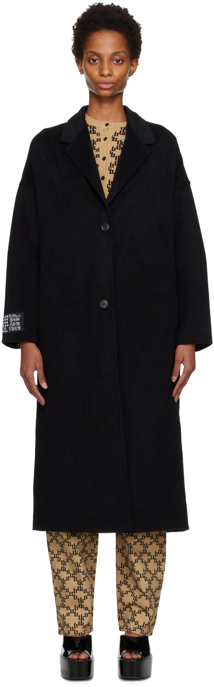 Ksubi Black Kamille Coat Ksubi