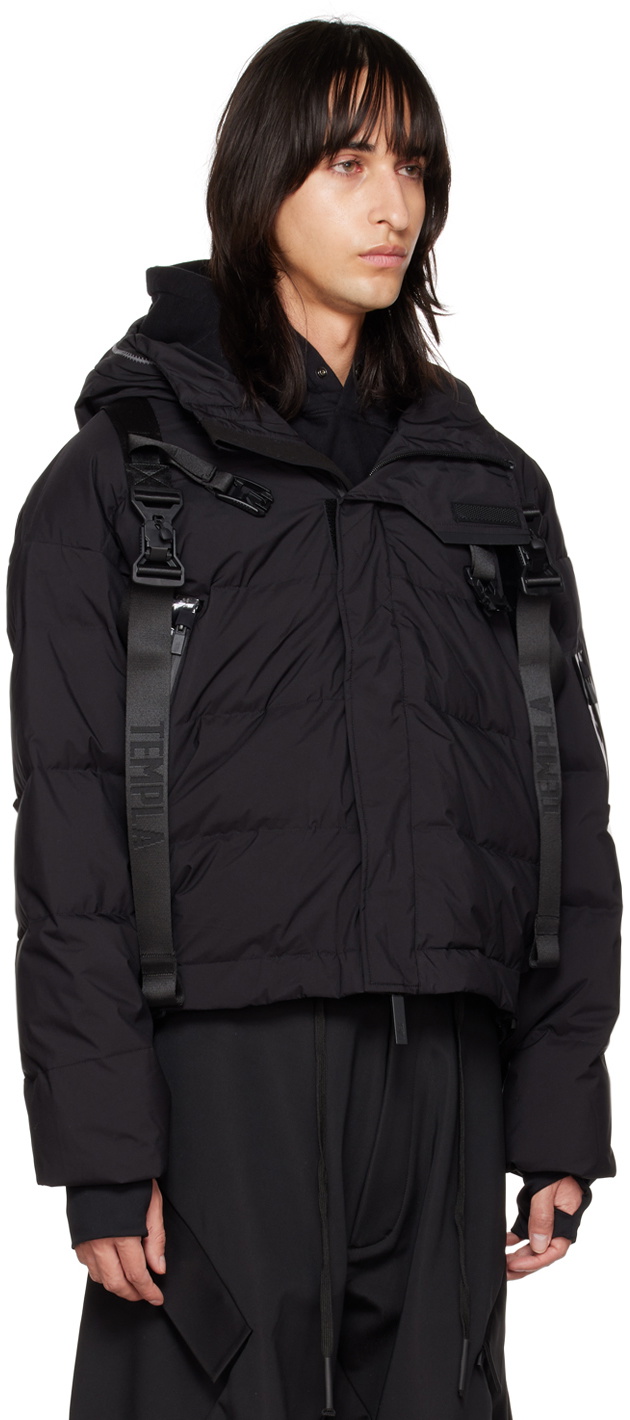 Templa Black Modular Down Jacket Templa