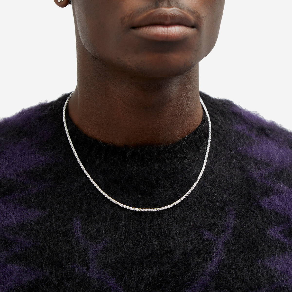 Hatton Labs Men's Rope Chain in Sterling Silver Hatton Labs