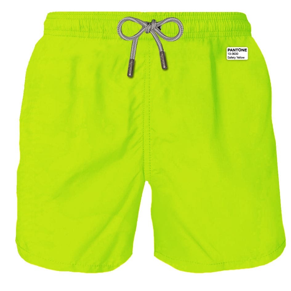 MC2 Saint Barth Man Fluo Yellow Lightweight Fabric Swim Shorts ...