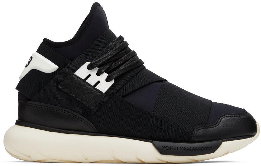 Y-3 Black Qasa Sneakers Y-3