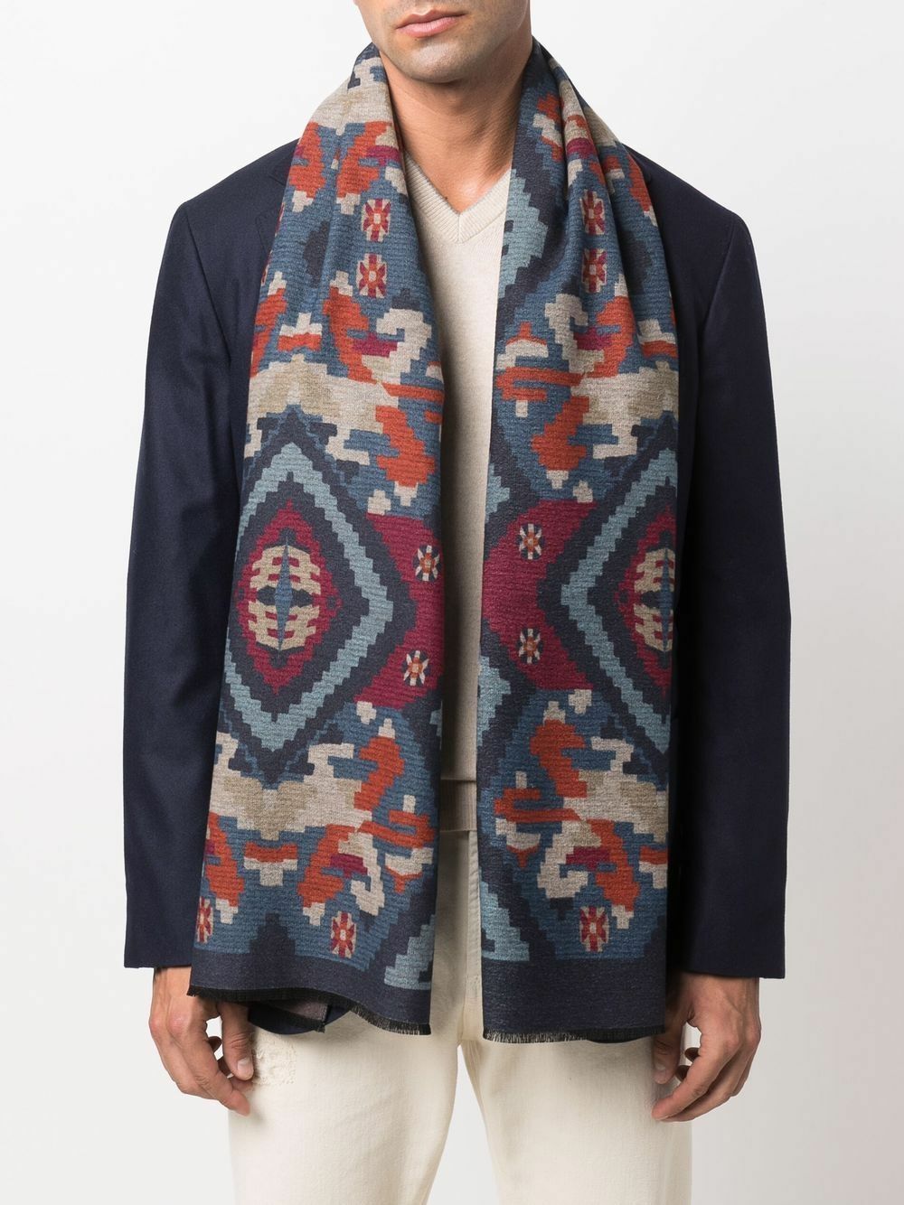 KITON - Silk Scarf Kiton