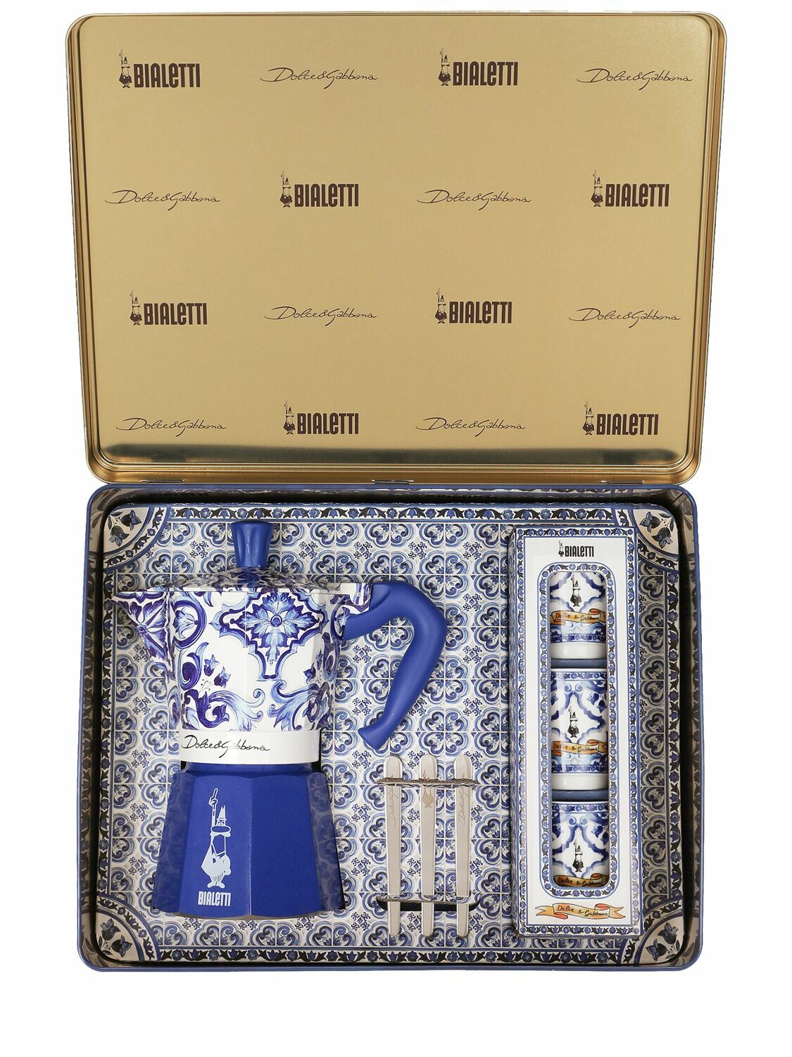 DOLCE & GABBANA Large Bialetti Espresso Kit Dolce & Gabbana
