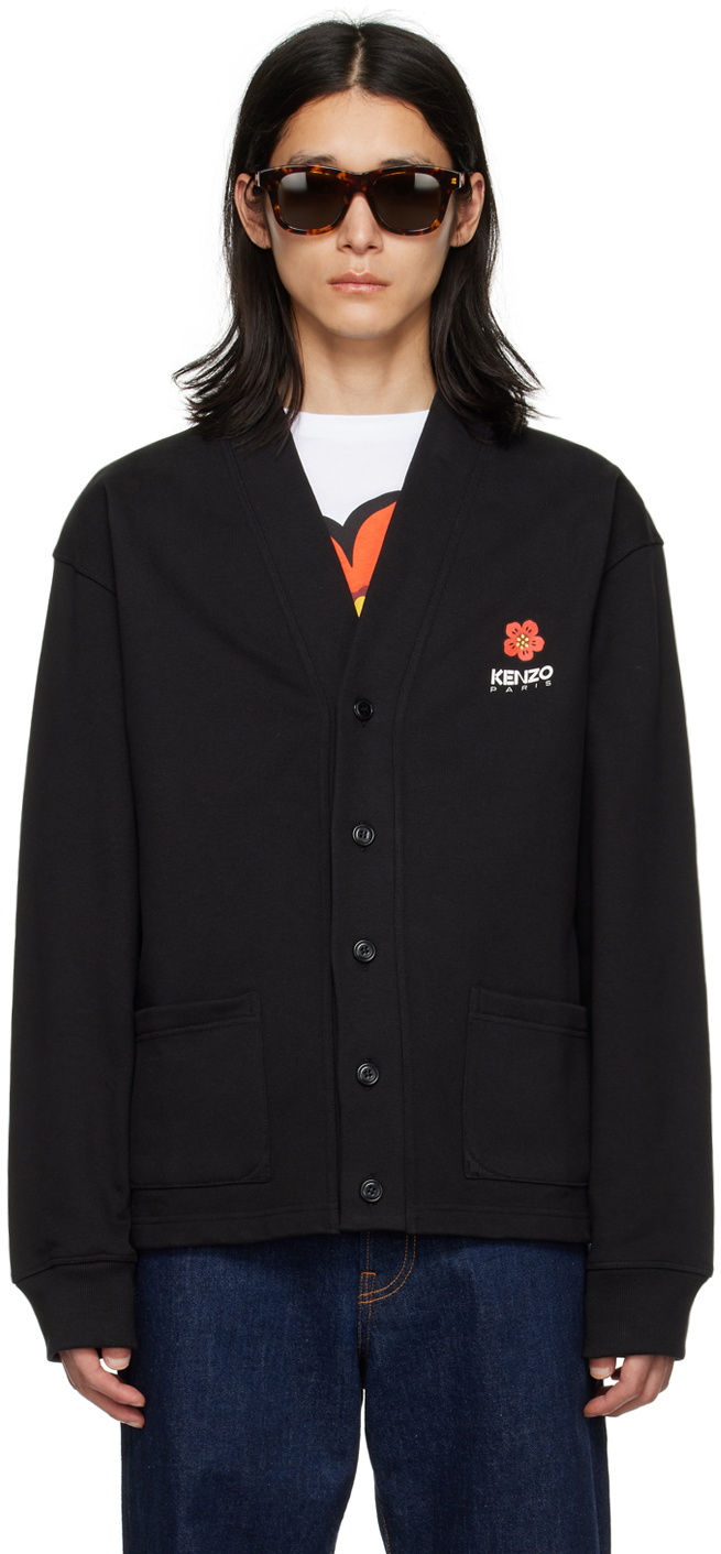 Kenzo Black Kenzo Paris Boke Flower Cardigan Kenzo