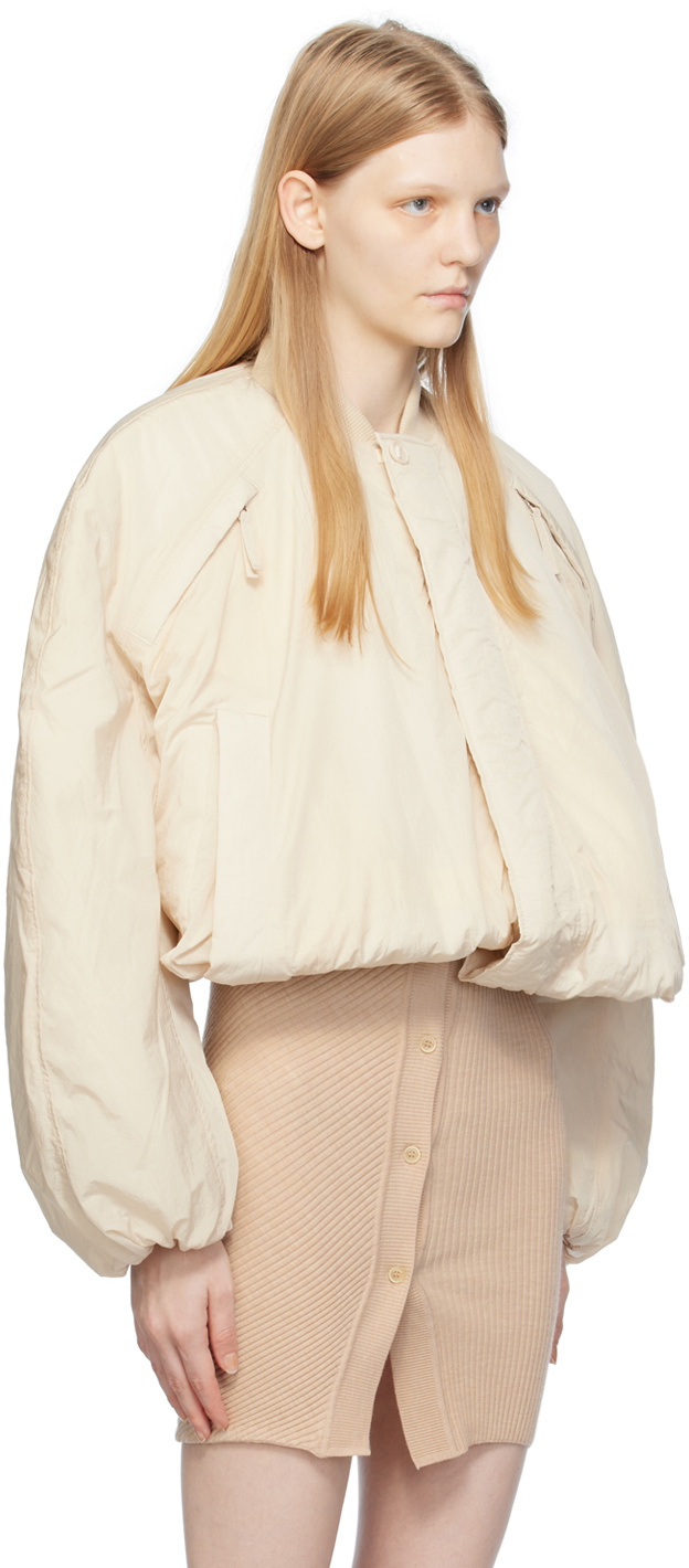 Jacquemus Off-White Le Chouchou 'Le Bomber Bahia' Bomber Jacket Jacquemus