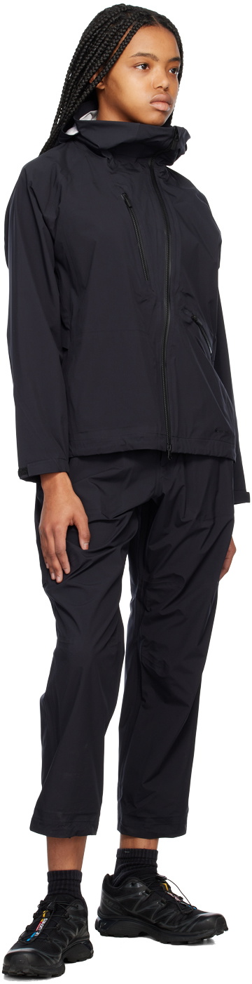 Snow Peak Black 3 Layer Rain Jacket Snow Peak