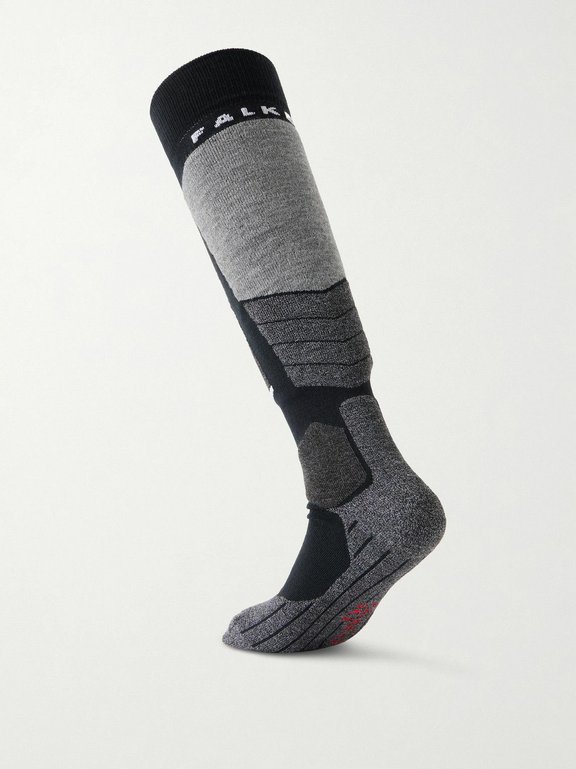 Falke - SK2 Intermediate Three-Pack Stretch-Knit Socks - Black FALKE ...
