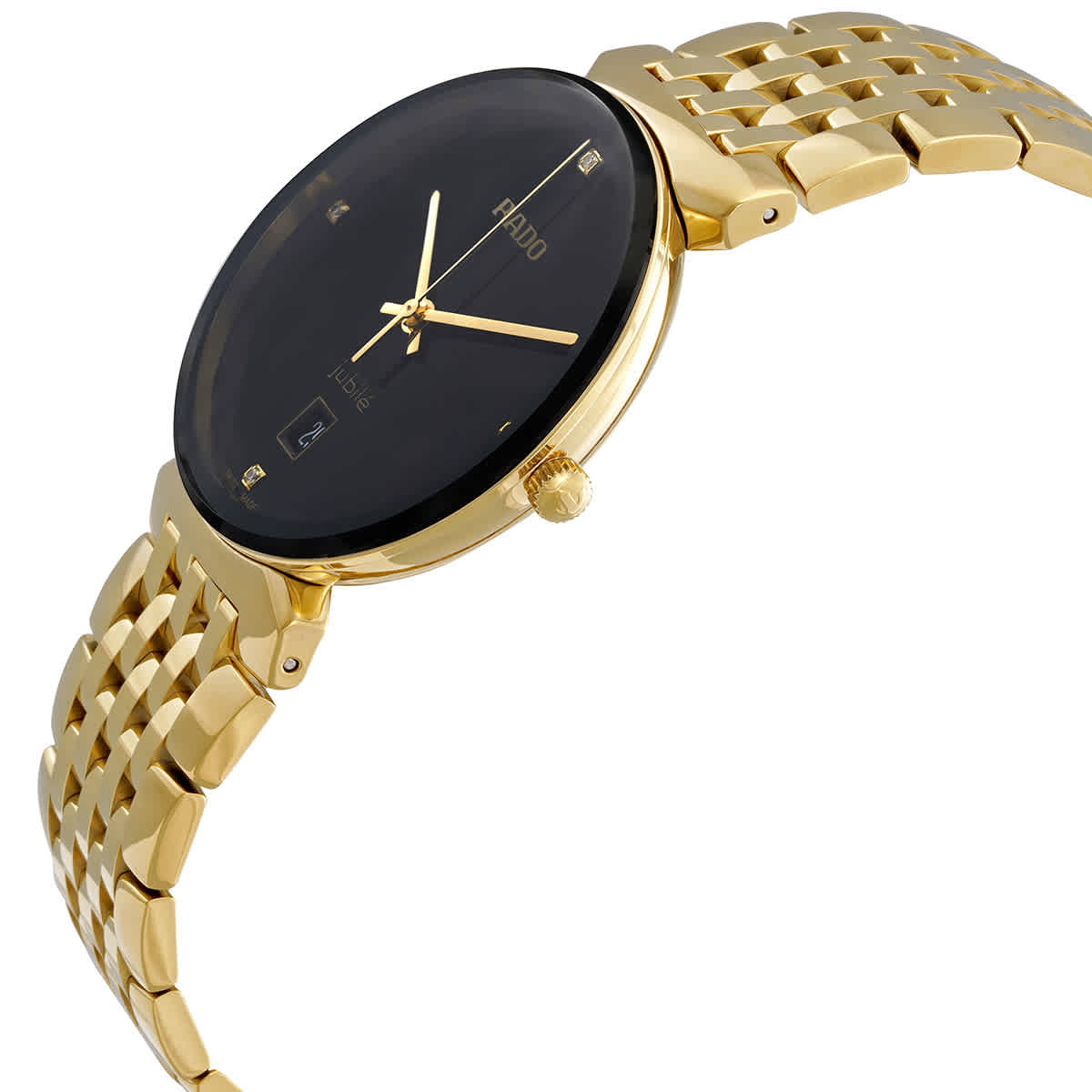 Rado Florence Quartz Diamond Black Dial Unisex Watch R48914703 Rado