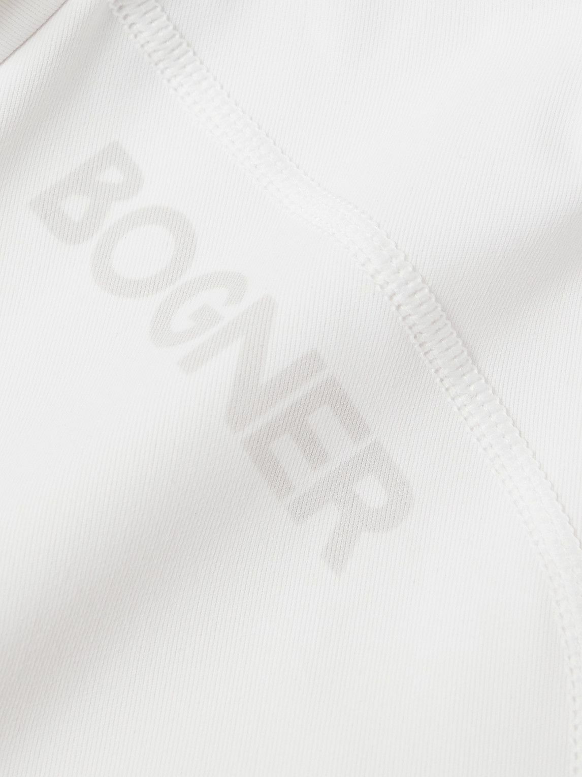 BOGNER - Harry1 Quarter-Zip Stretch-Jersey Baselayer - White Bogner