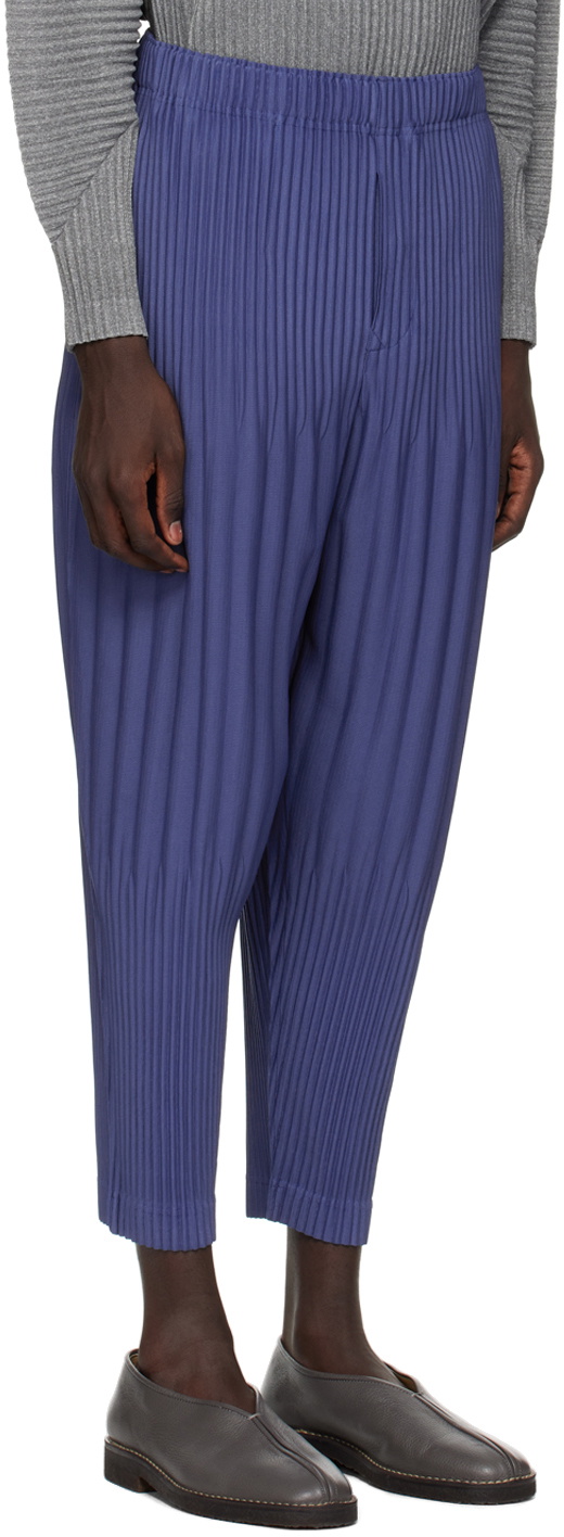 HOMME PLISSÉ ISSEY MIYAKE Blue Monthly Color December Pants Homme ...