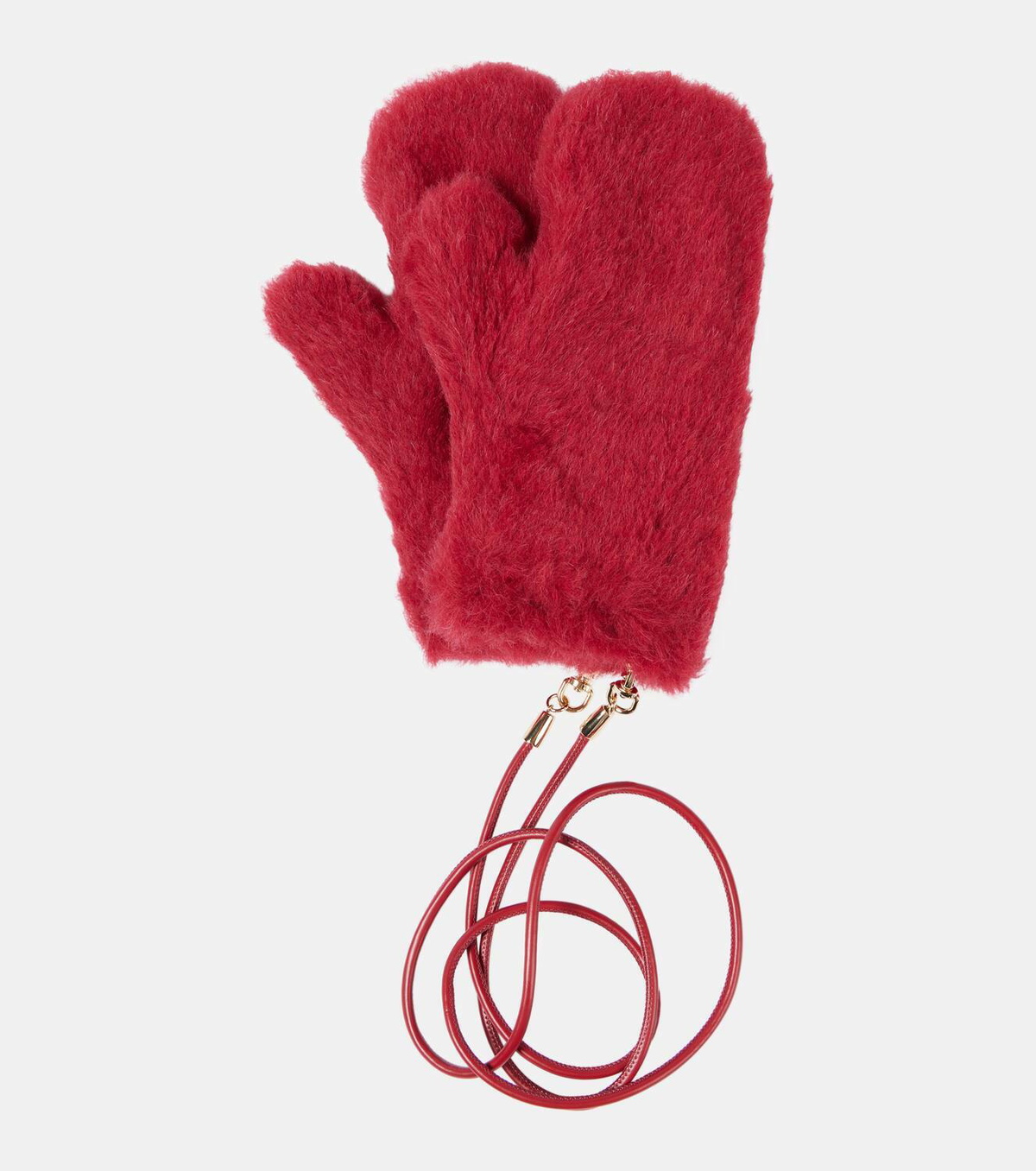 Max Mara Ombrato teddy mittens Max Mara