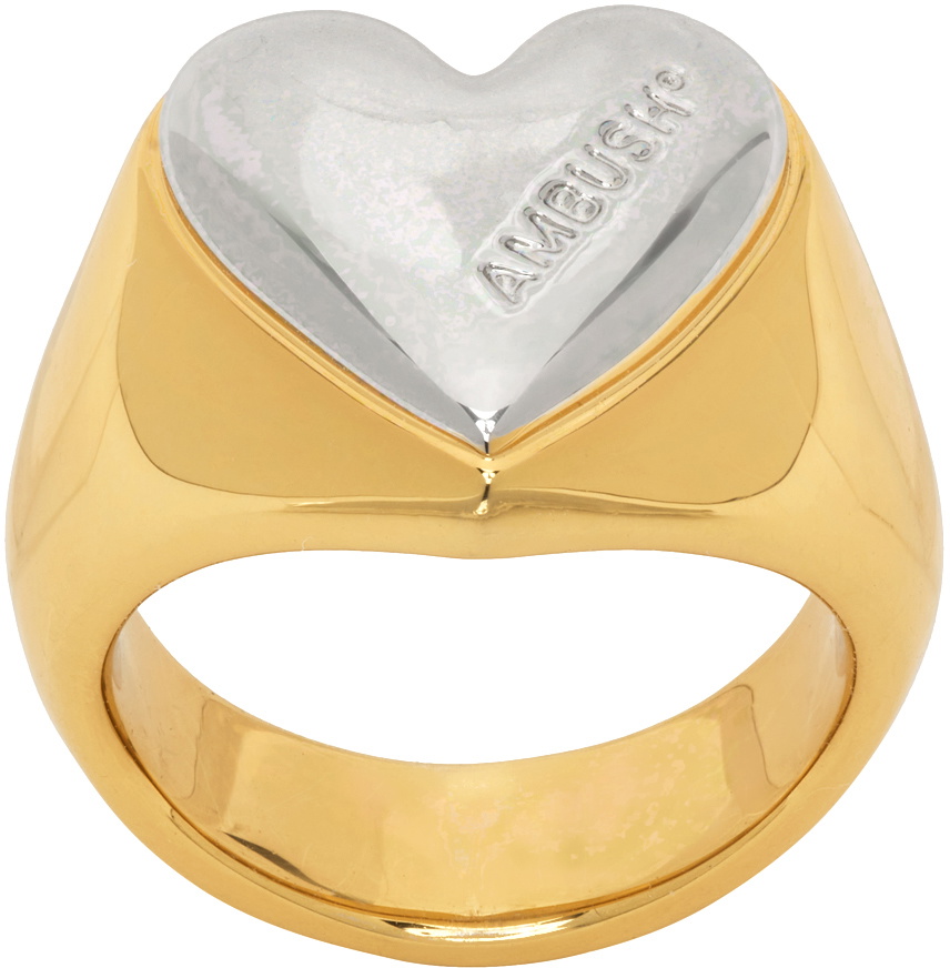 AMBUSH Gold Heart Ring Ambush